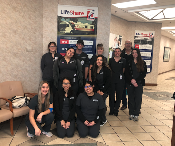 MLT students at Northeast Texas Community College visit LifeShare Blood Center – The Gilmer Mirror